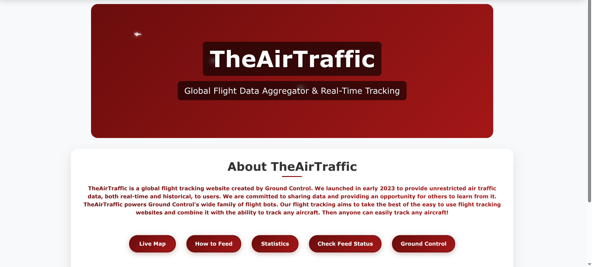 TheAirTraffic - Global Flight Tracking